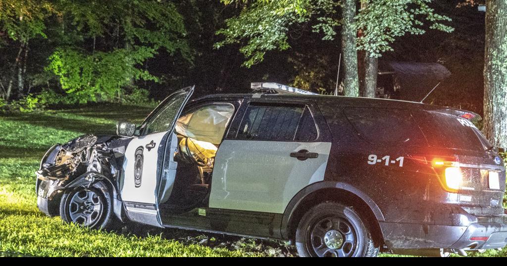 Raymond police officers taken to Elliot Hospital after their Ford ...
