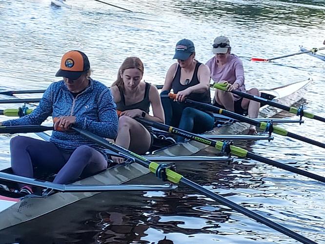 Amoskeag Rowing Club: Dipping oars in the Merrimack River for exercise ...