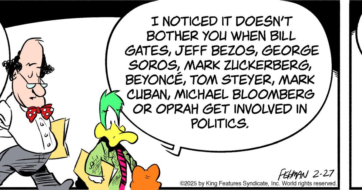 Editorial Cartoon: Mallard Fillmore | Cartoons | unionleader.com