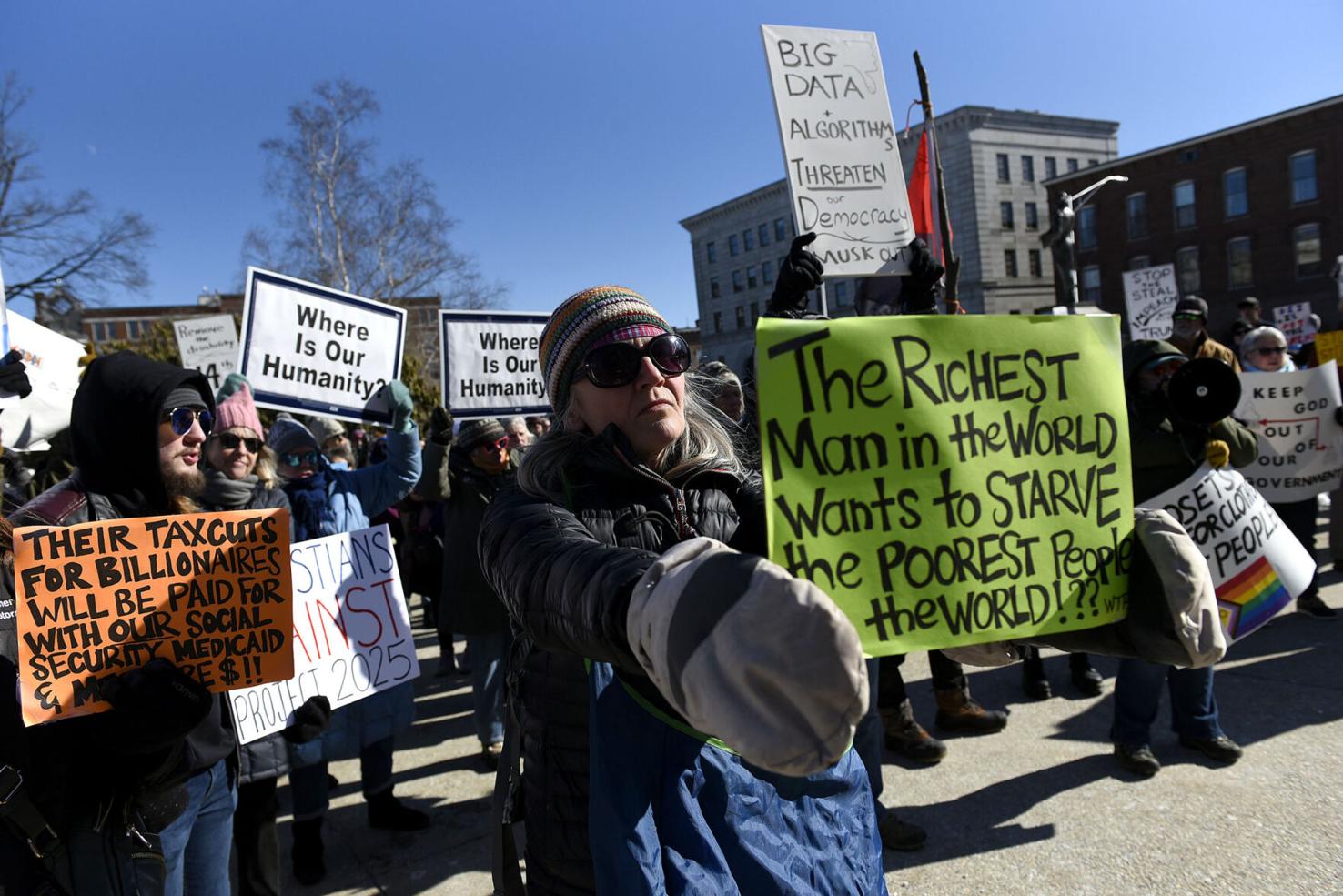 Anti-Trump/Musk protest in Concord was loud and long | State ...