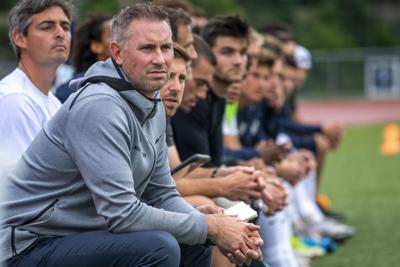 UNH men's soccer team working on fitting puzzle pieces together ...