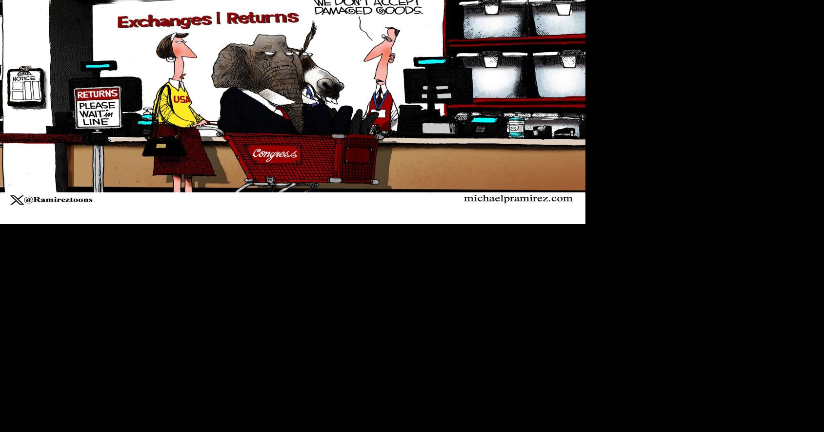 Editorial Cartoon: Michael Ramirez | Cartoons | unionleader.com