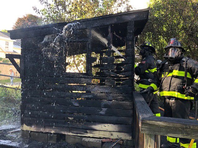 Lebanon firefighters battle flames, high temps at two blazes | Public ...
