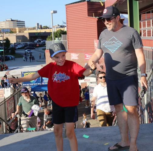 6 millionth fan at the Fisher Cats game | Fisher Cats | unionleader.com