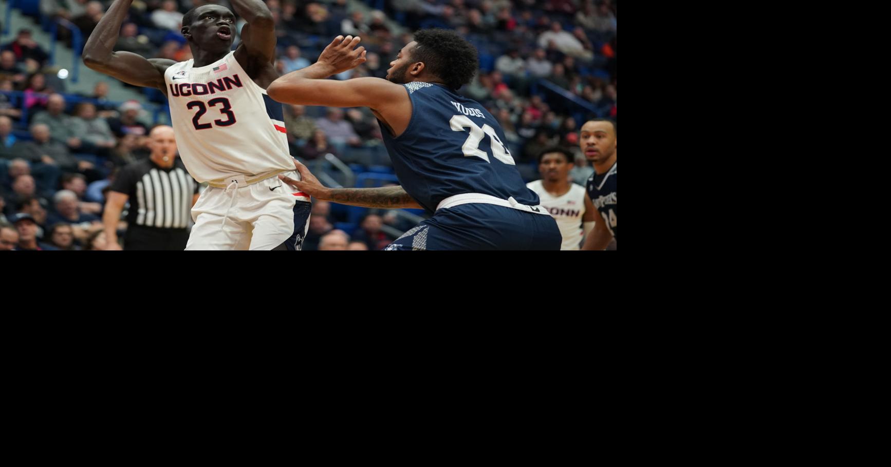 UConn's Akok Akok, of Manchester, N.H., goes into transfer portal ...