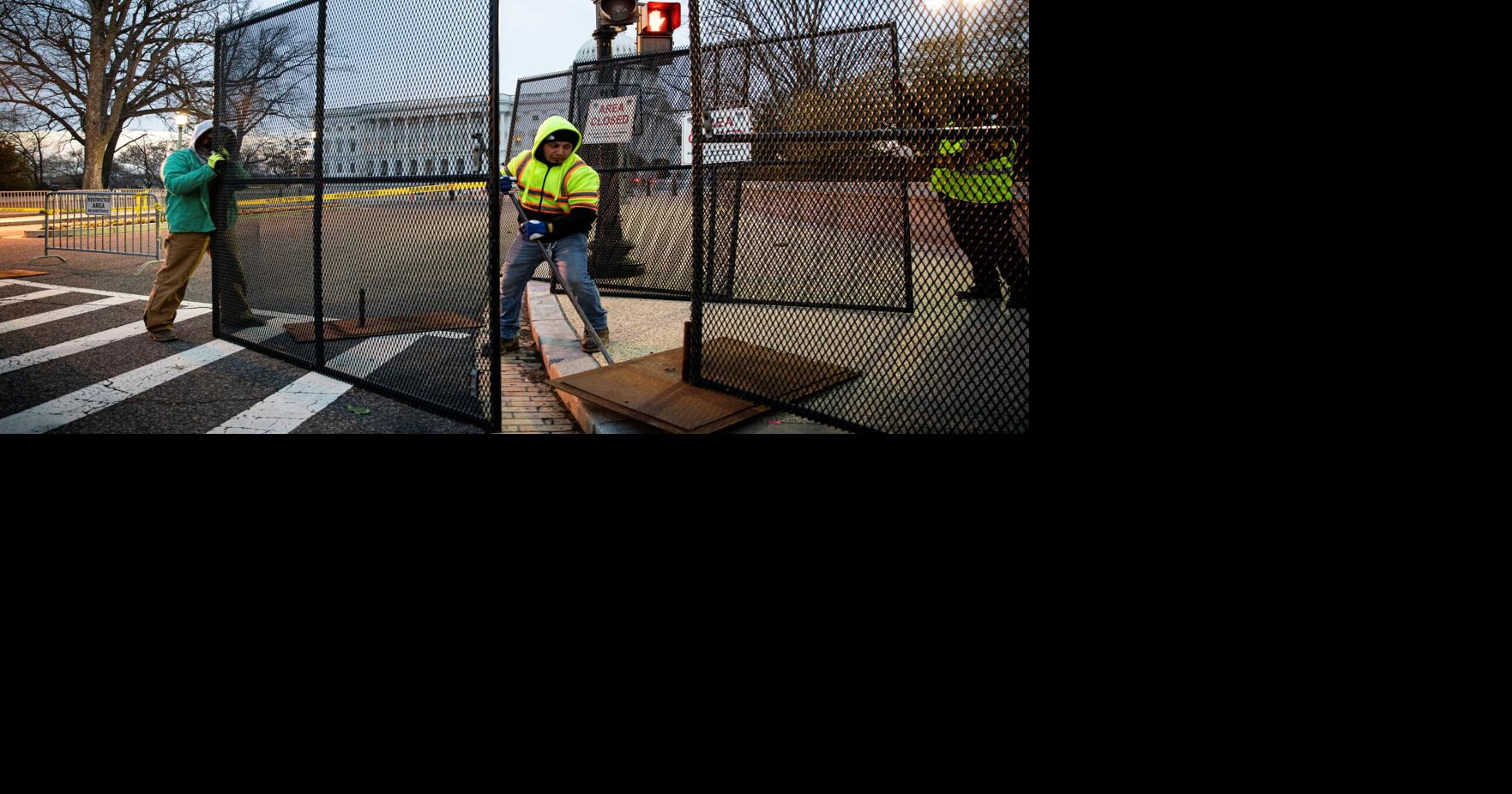 U.S. Capitol barricades return as truckers head to Washington | Nation ...