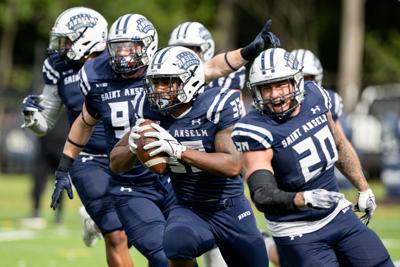 NH College Football: Santino, St. Anselm notch win over Franklin Pierce ...