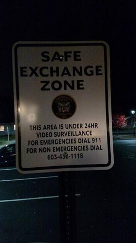 Safe exchange zone reminder in Londonderry | Public Safety ...