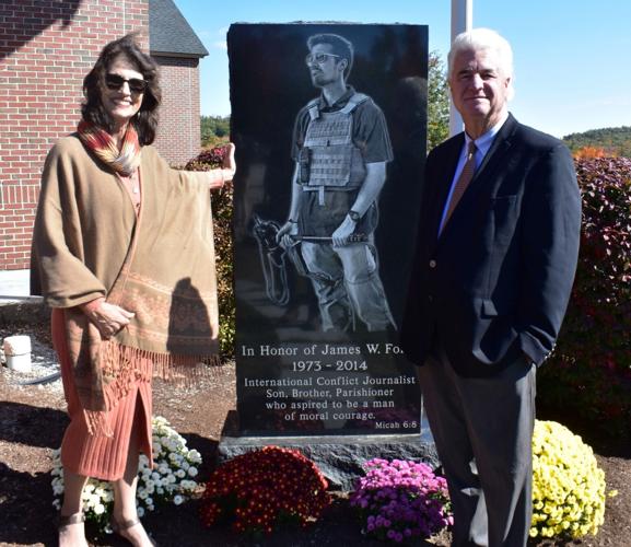 Alton church unveils memorial for murdered combat journalist James ...