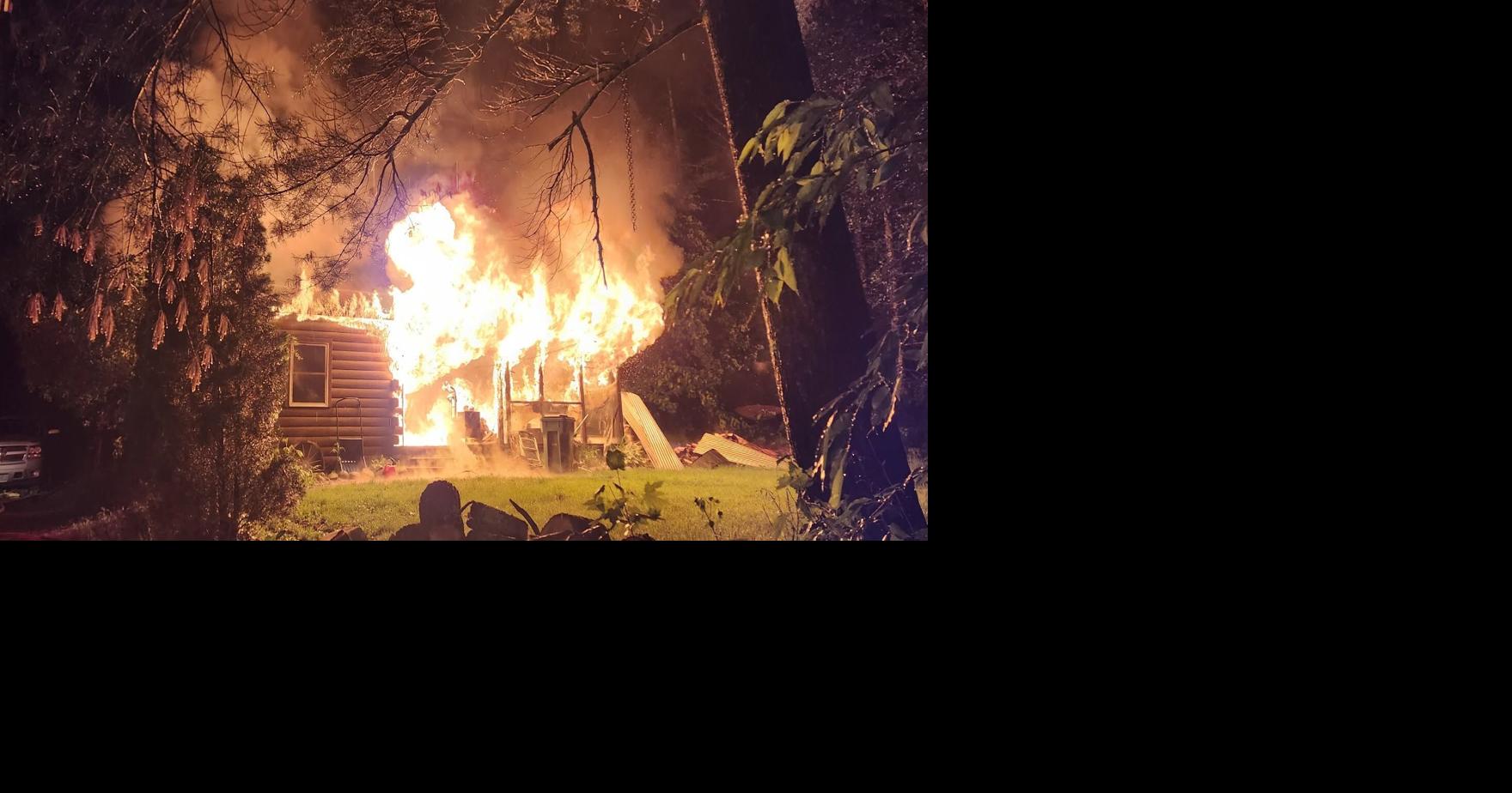 Two-alarm blaze in Thornton leaves log cabin uninhabitable | Public ...