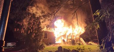 Two-alarm blaze in Thornton leaves log cabin uninhabitable | Public ...