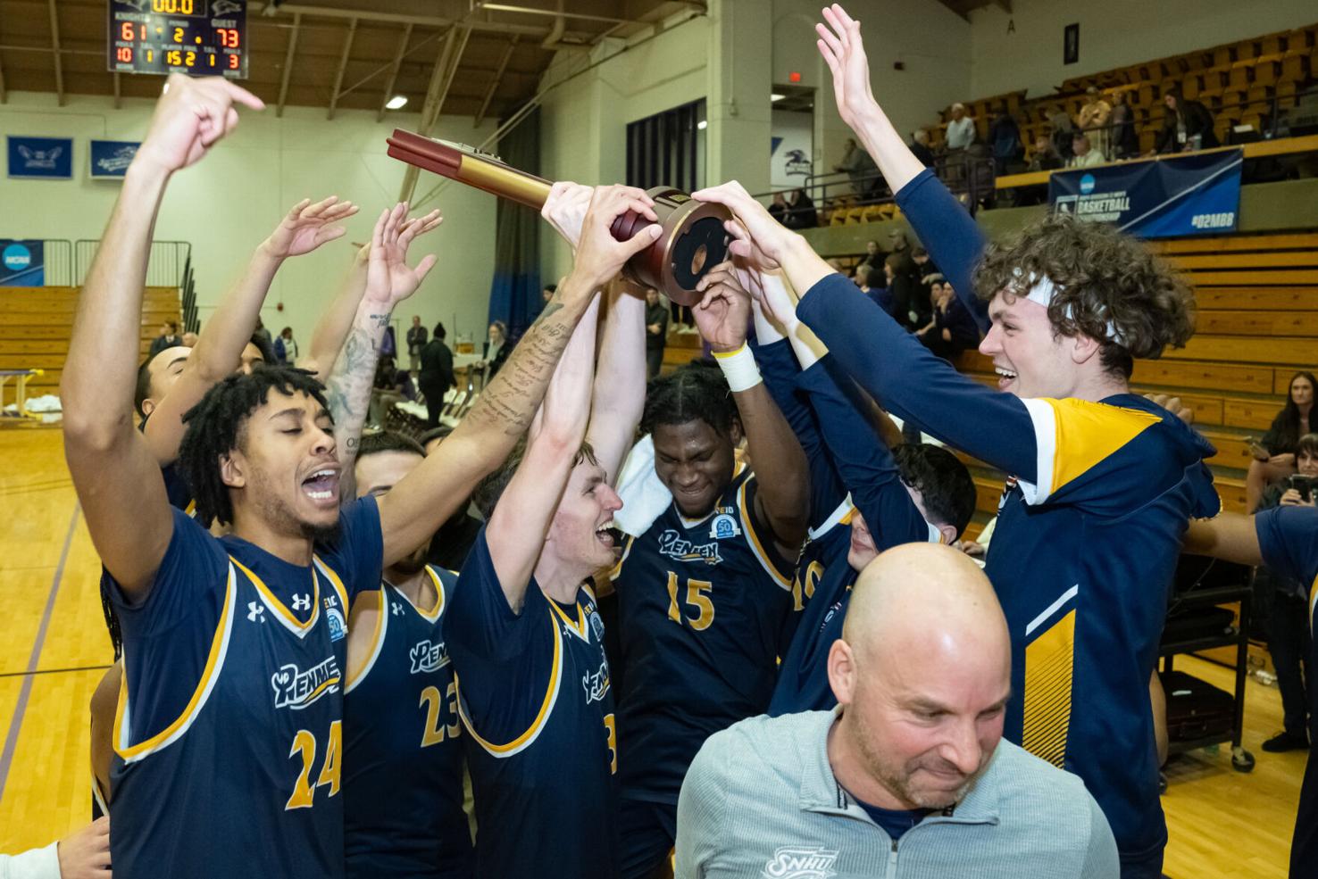 SNHU basketball team advances to Elite Eight matchup with run-and-gun ...