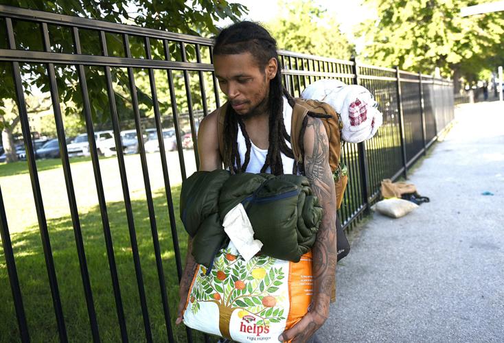 Manchester clears city park: Homeless grapple with survival | Social ...