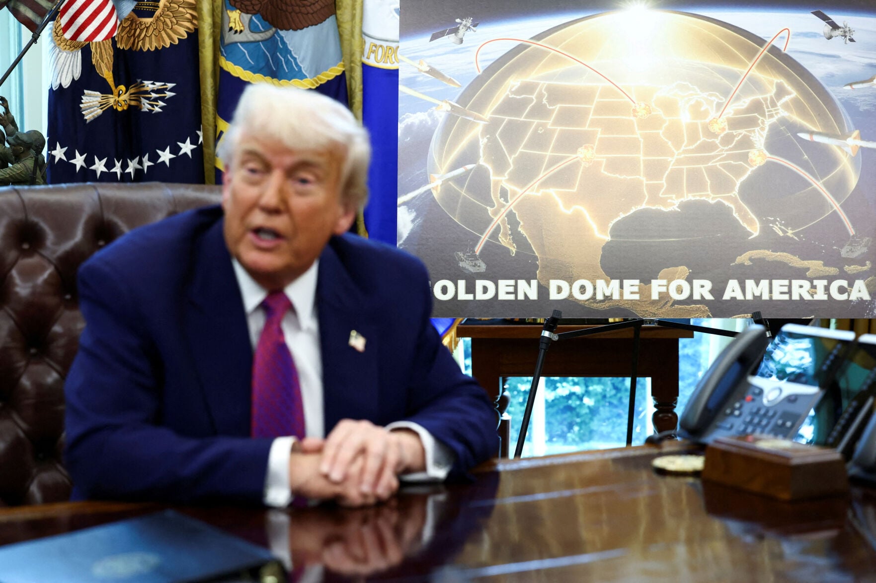 Pentagon Golden Dome to have 4-layer defense system, slides show ...