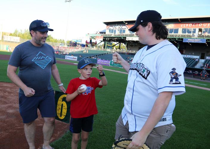 6 millionth fan at the Fisher Cats game | Fisher Cats | unionleader.com