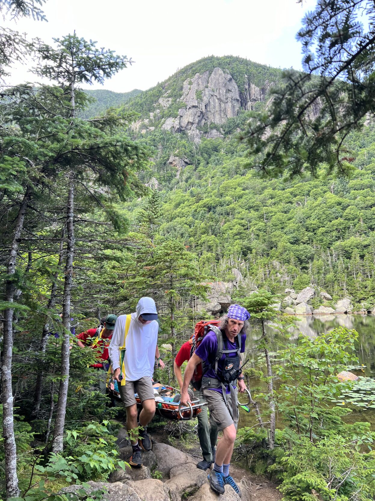Injured Connecticut hiker helped off Mount Hight | Public Safety ...