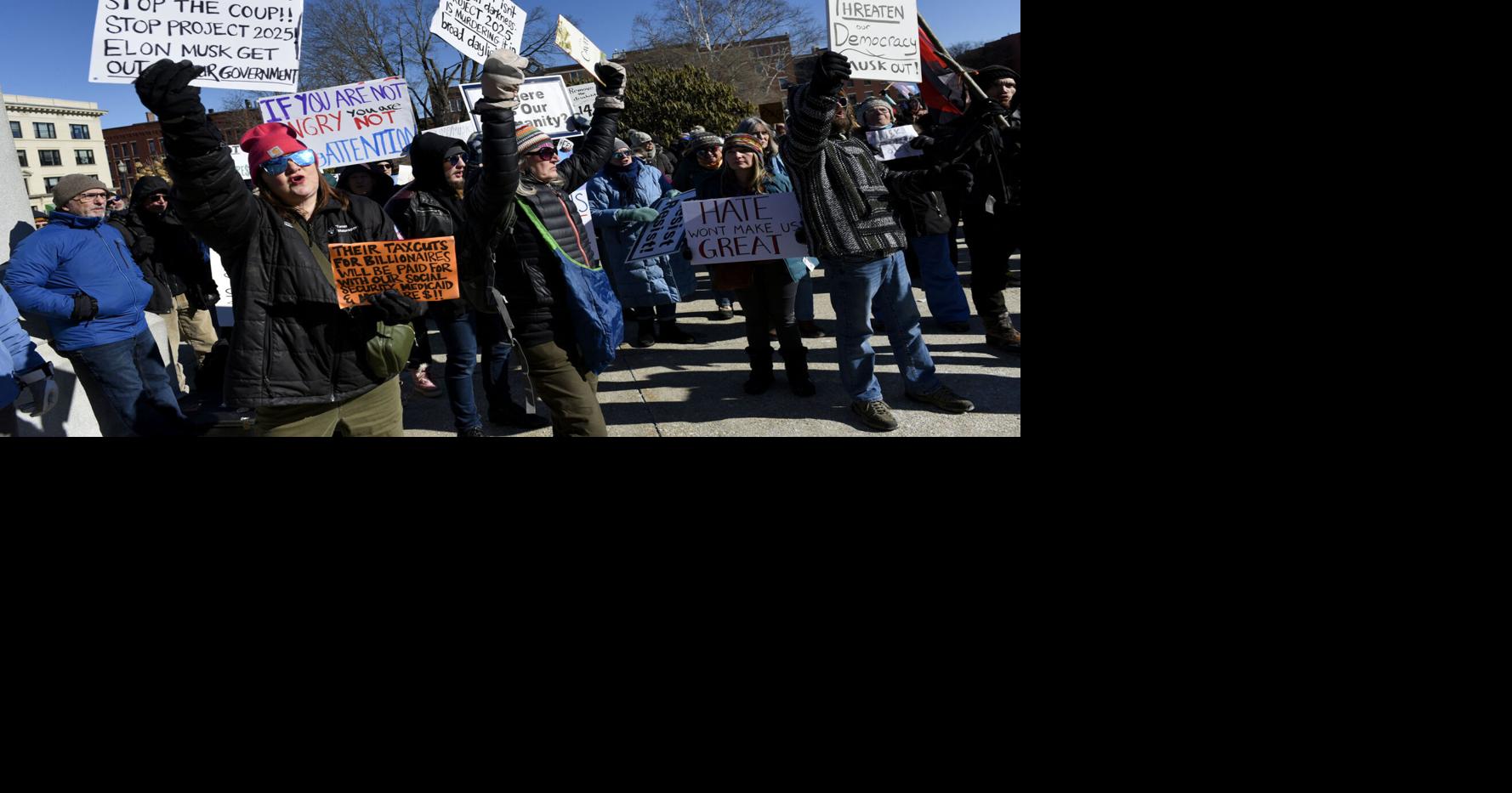 Anti-Trump/Musk protest in Concord was loud and long | State ...