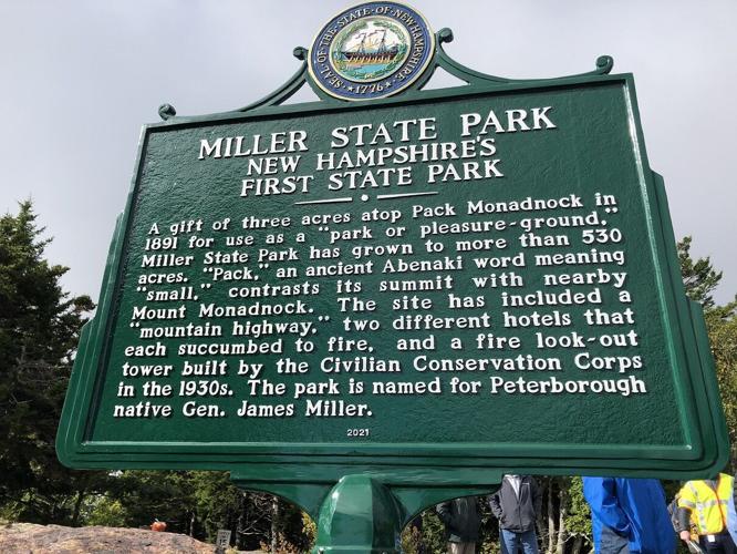 NH Historical Highway Marker unveiled atop Pack Monadnock | History ...