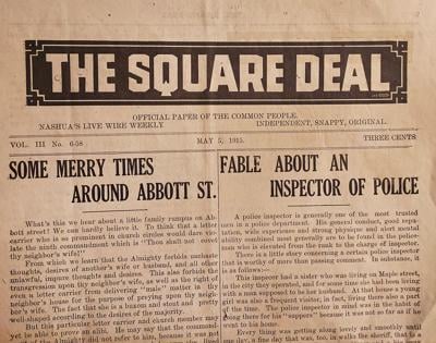 The Square Deal': An all but forgotten chapter in Nashua newspaper ...