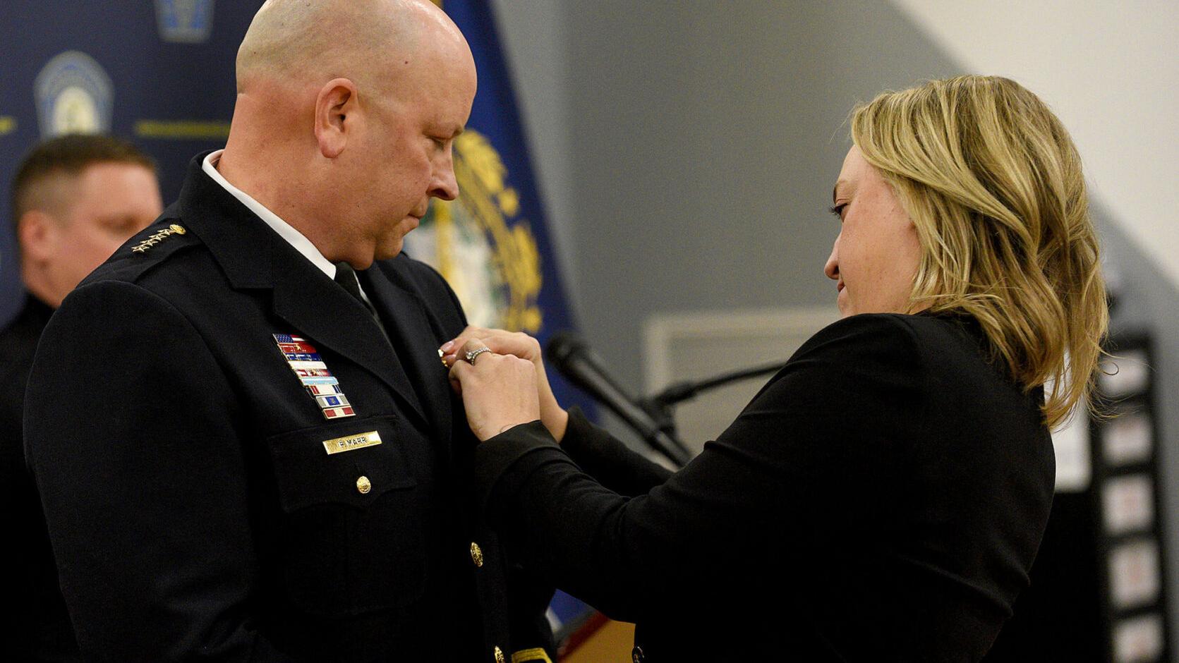 Marr sworn in as Manchester police chief | Public Safety | unionleader.com