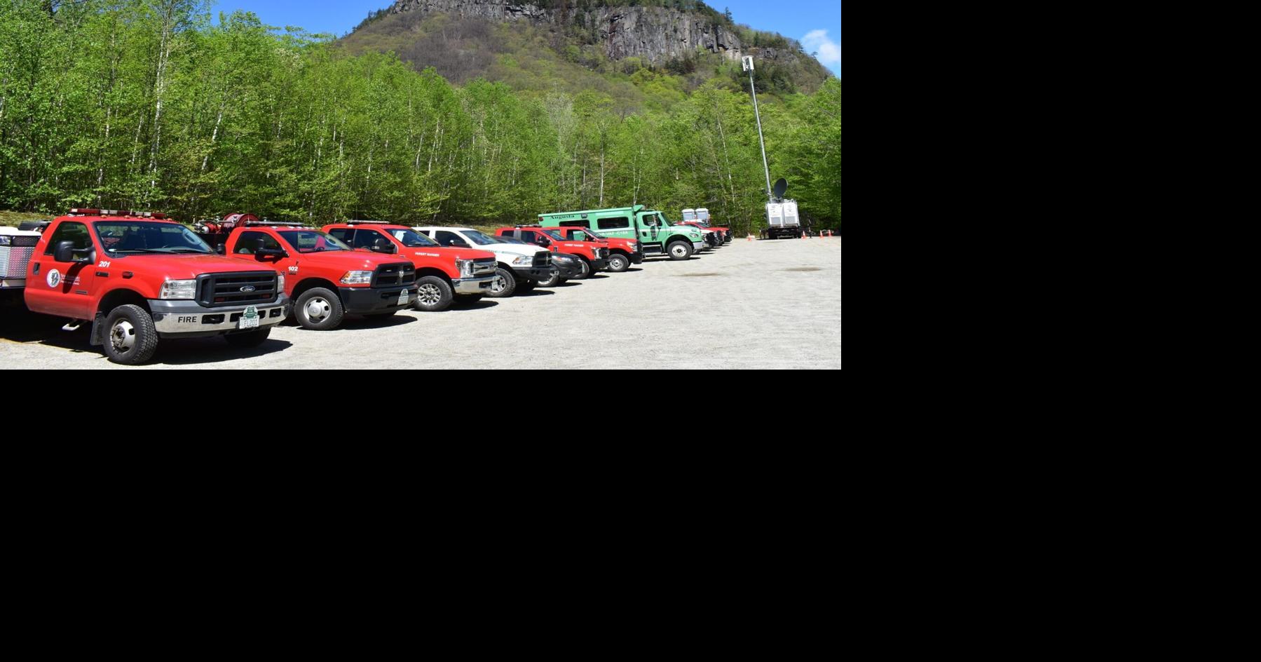 Rain helps, winds hurt fight against Bemis Fire in Crawford Notch ...