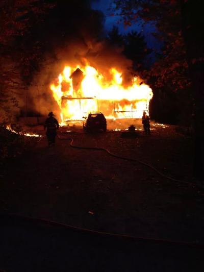 Fire destroys Middleton home; firefighter injured | Public Safety ...