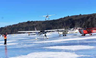 Lake landing: Ice runway attracts pilots to Alton Bay | Transportation ...