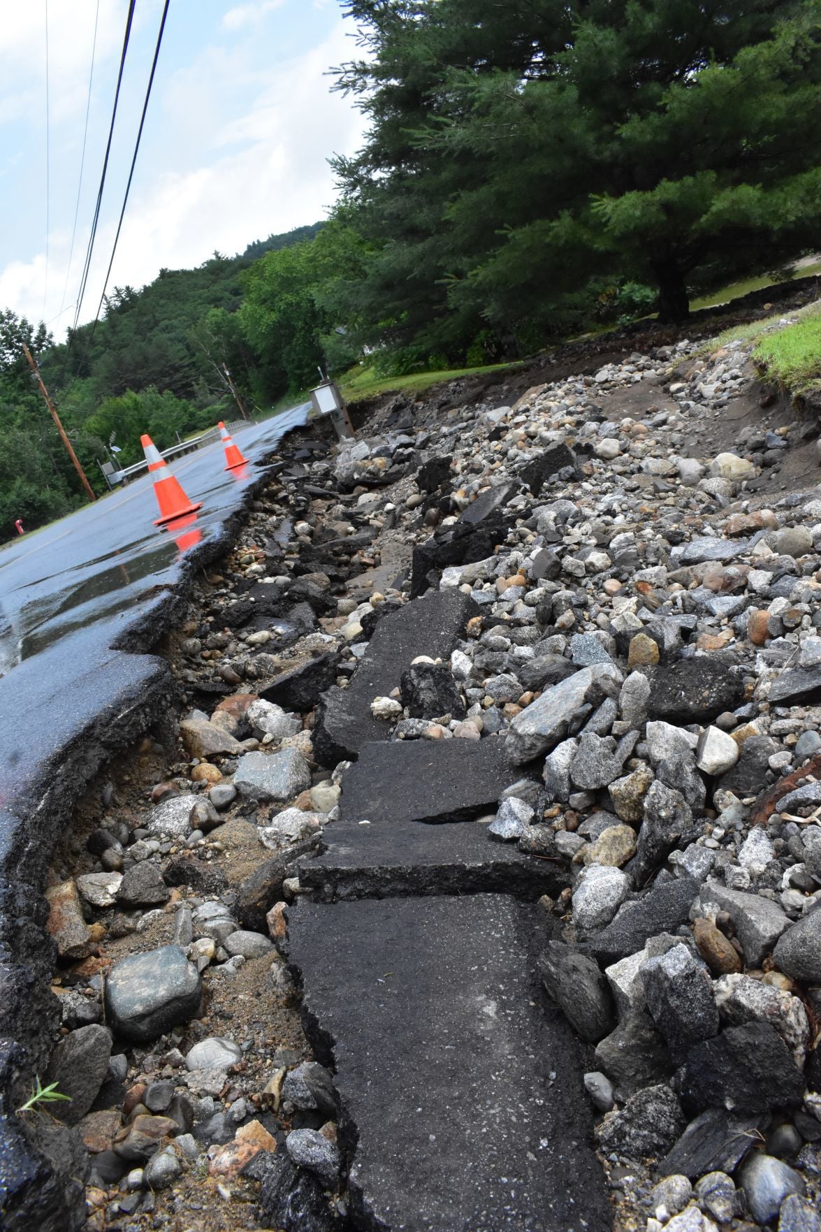 Flash floods damage roads, town garage in Groton | Weather ...