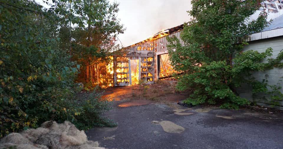 Fire destroys vacant building in Barnstead | Public Safety ...