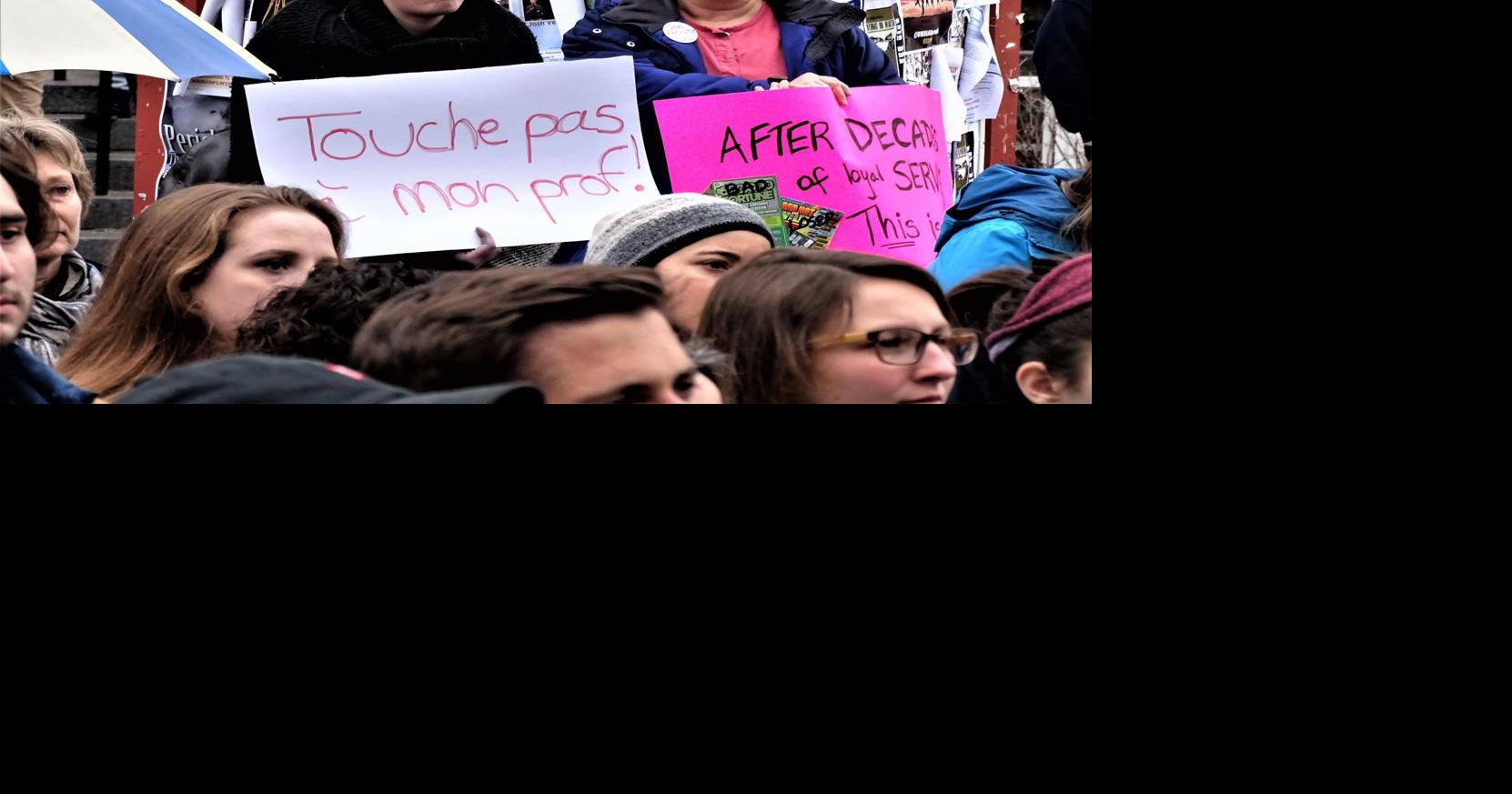 UNH rally protests lecturer layoffs; school official explains cuts ...