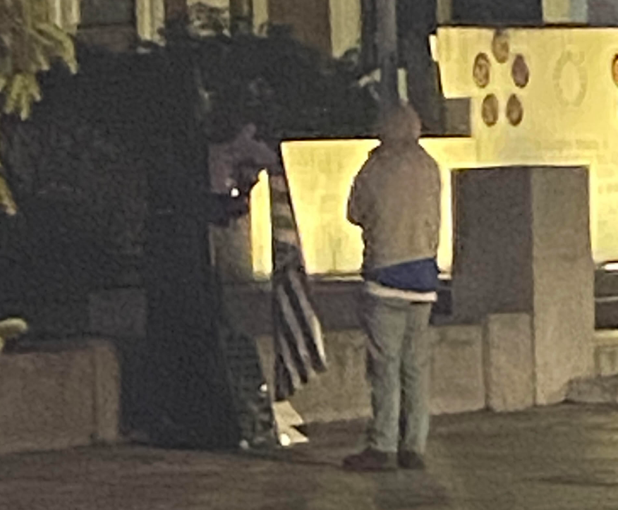 Good Samaritan guarding creche witnesses second attack on pagan display ...