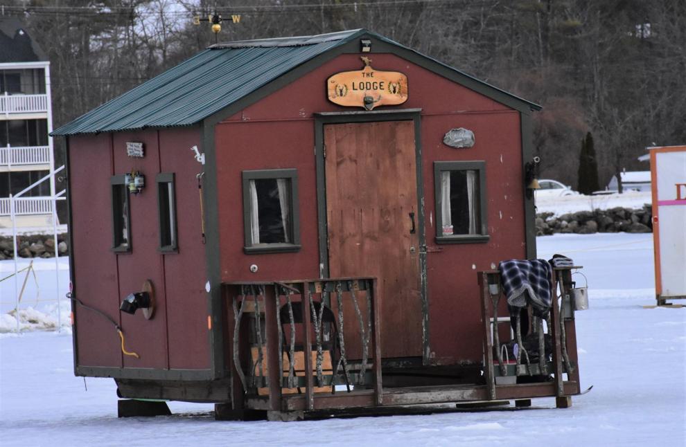 Luxury on the lake: 'The Lodge' is a mansion among bobhouses ...