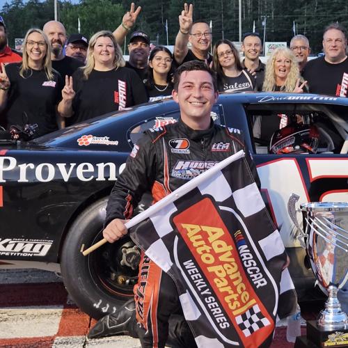 Hudson's Griffith beats Busch for win of a lifetime | Motor Sports ...