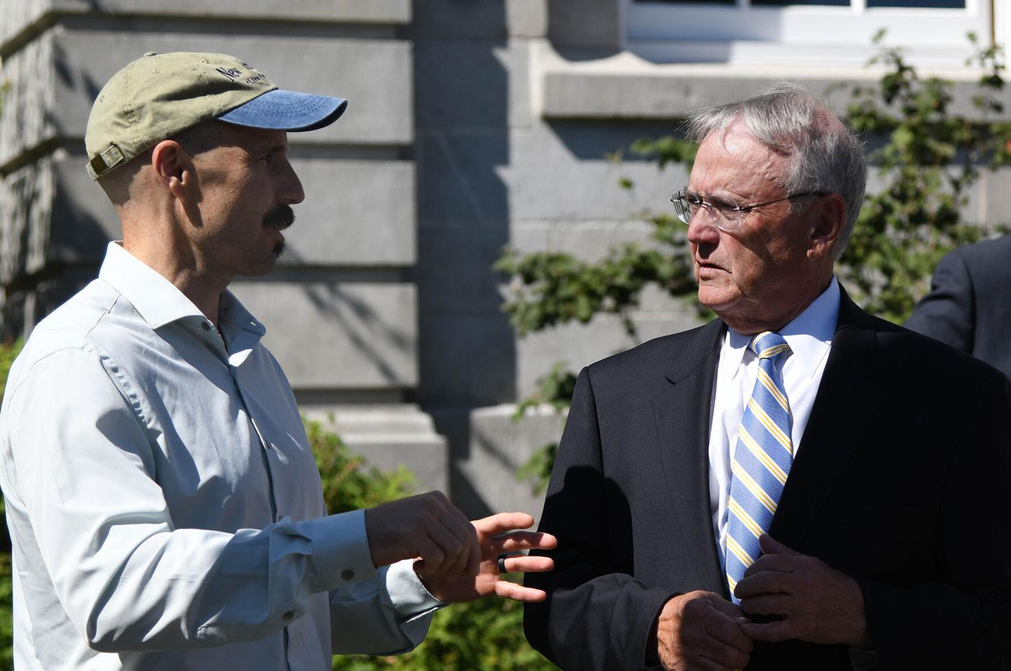 Larger than life: Christa McAuliffe memorialized with statue in front ...