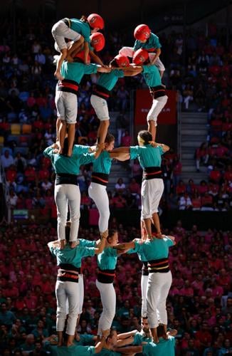 Catalans compete to build the biggest human towers in Spain | Back Page ...