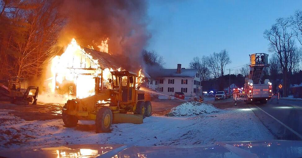 No injuries reported in Franklin 2-alarm barn fire | Public Safety ...