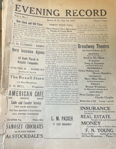 Preserving the past: Derry Public Library saves aging newspapers ...