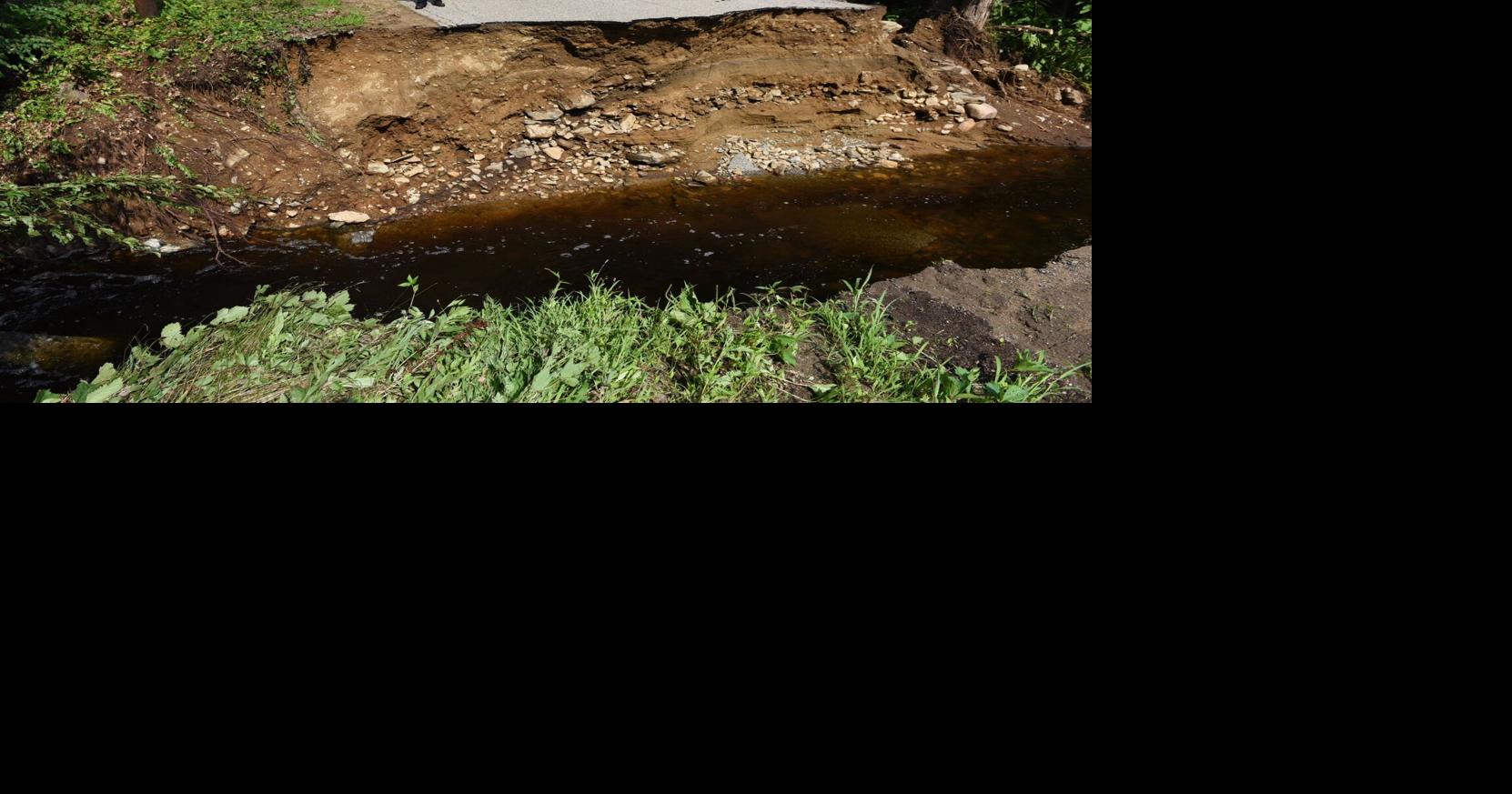 Failed beaver dam washes out Chester road | Human Interest ...