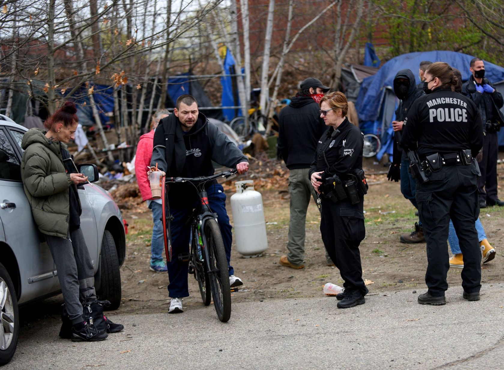 Manchester's largest encampment of homeless people quietly cleared out ...