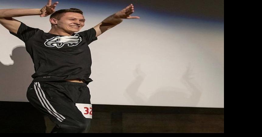 Philadelphia Eagles' first male cheerleader - NH's Kyle Tanguay - could ...