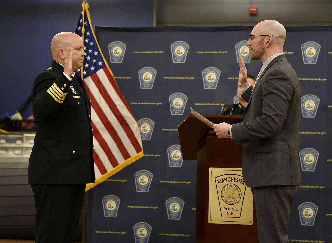 Marr sworn in as Manchester police chief | Public Safety | unionleader.com