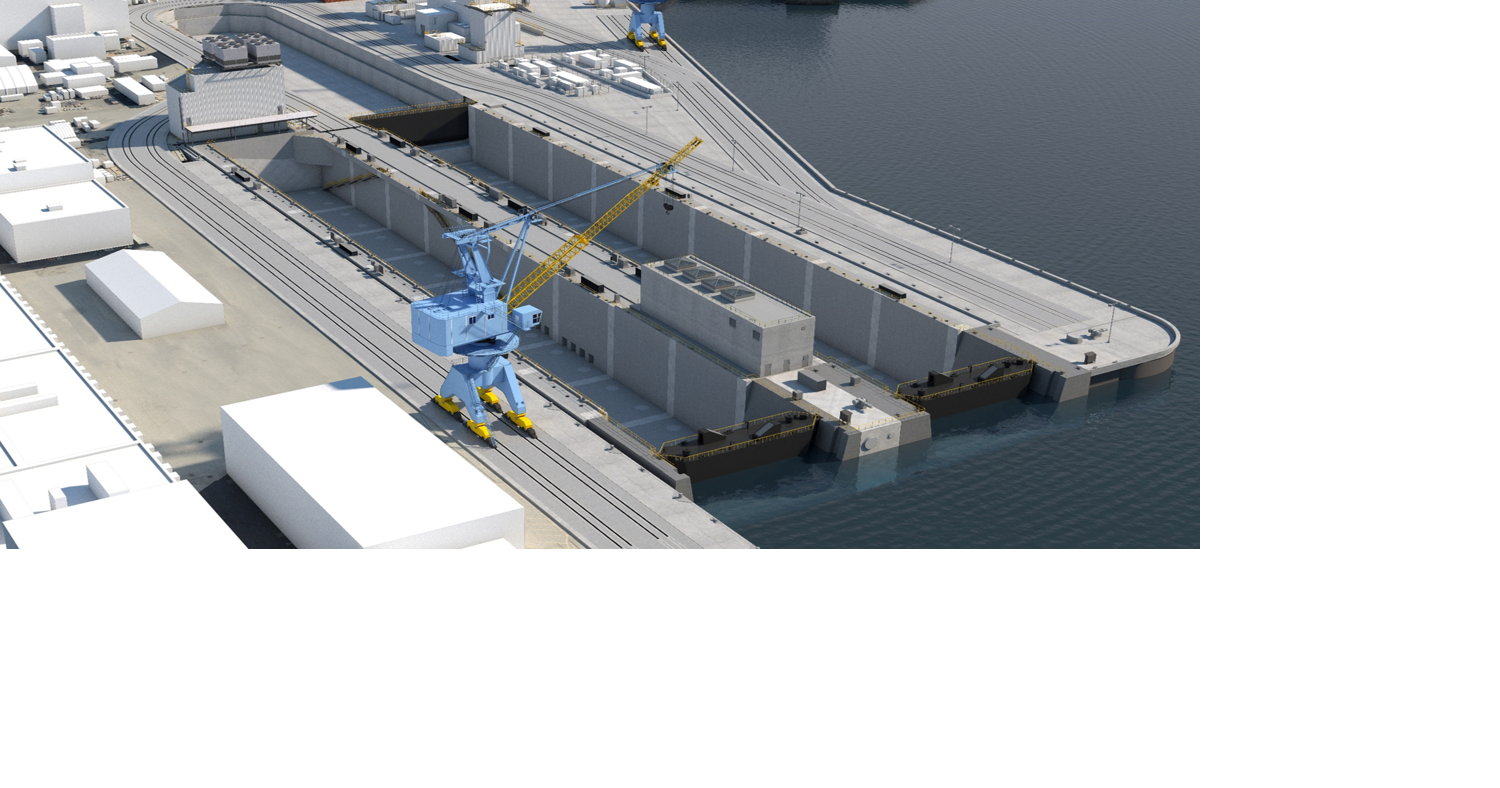 $1.7 billion dry dock project launched at Portsmouth Naval Shipyard ...