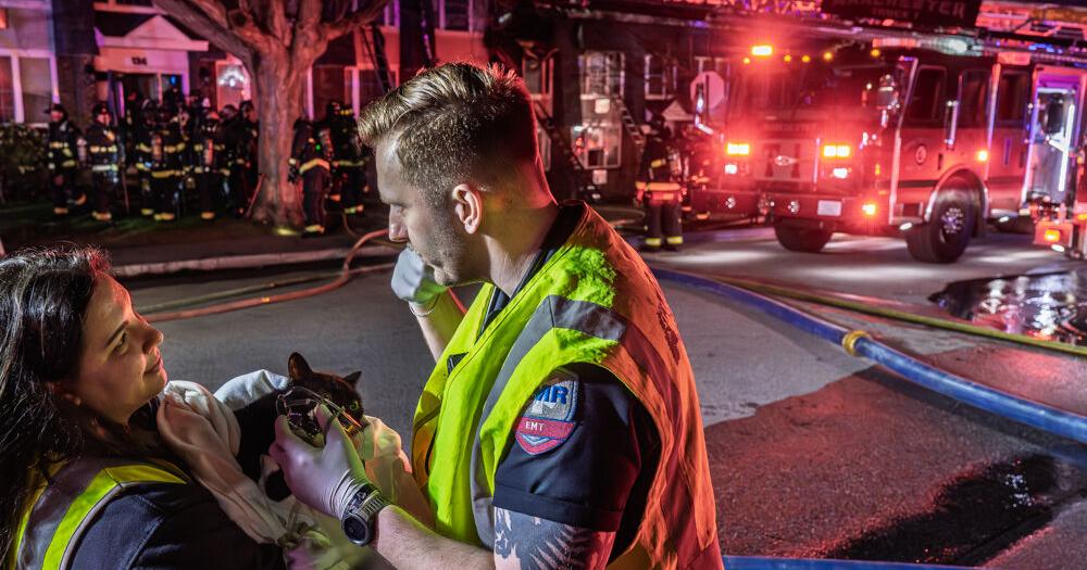 Three-alarm fire damages 20-unit apartment building in Manchester ...