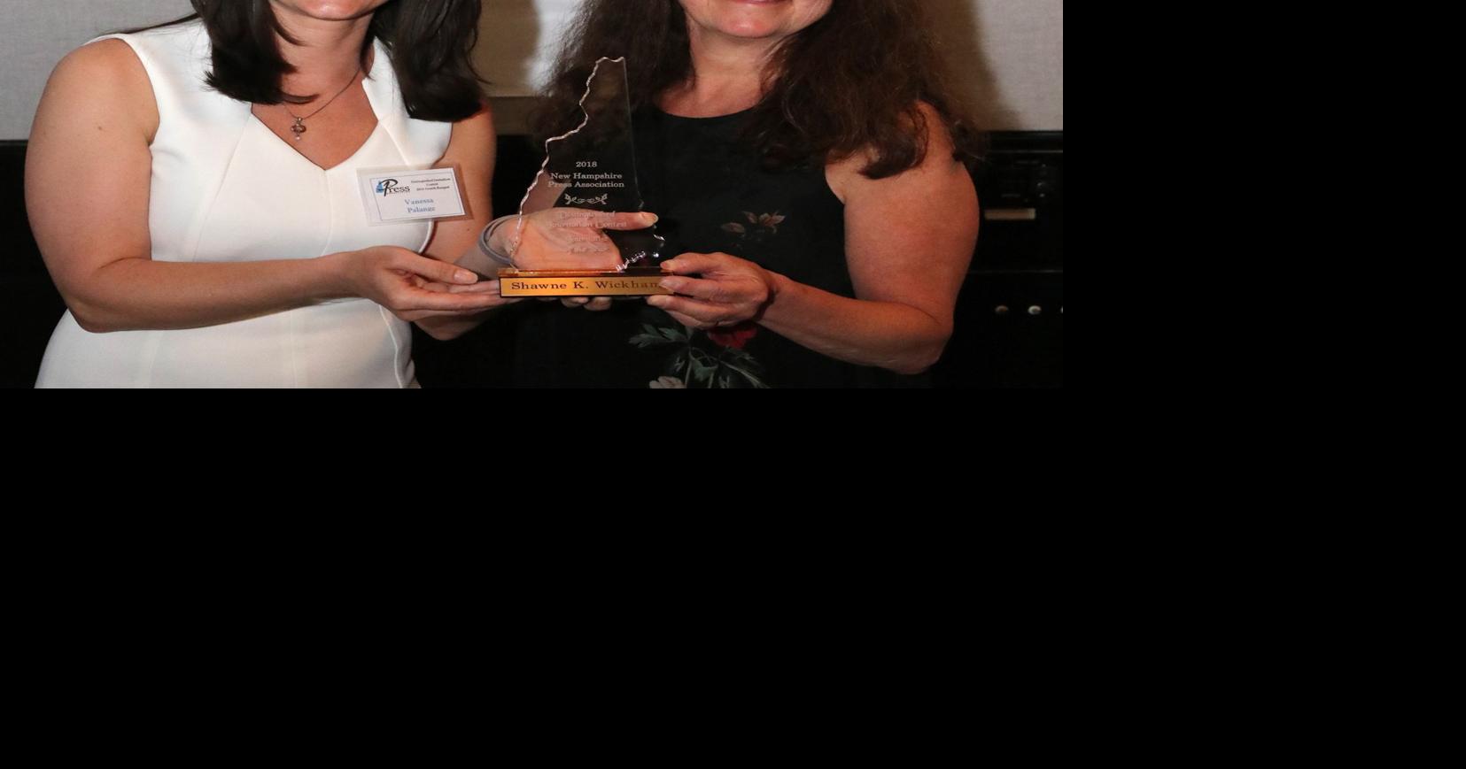 Union Leader reporters Shawne K. Wickham, Mark Hayward and Publisher ...