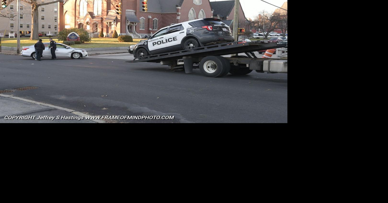 No one hurt in Manchester cruiser crash, officials say | Public Safety ...