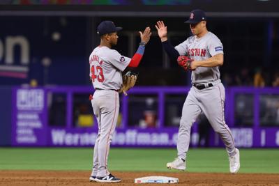 Red Sox score four in 9th to beat Marlins | MLB/Red Sox | unionleader.com