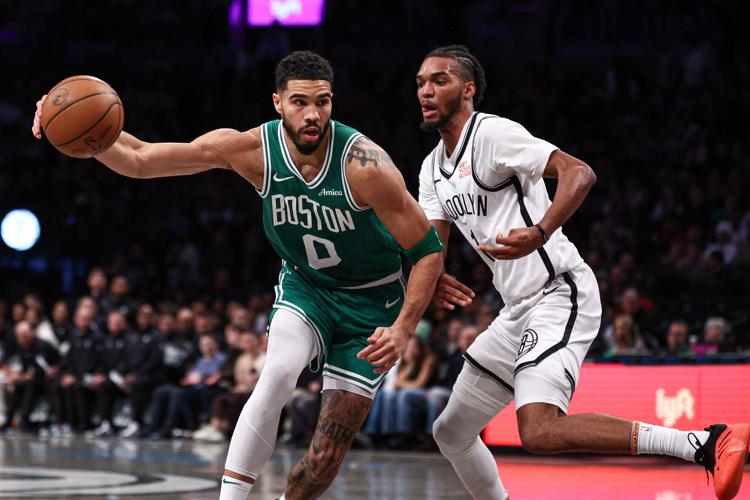 Jayson Tatum overpowers Nets as Celtics win big | NBA/Celtics ...