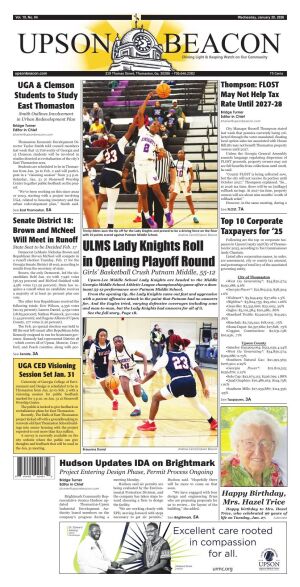 Page 1A | e-Edition | upsonbeacon.com