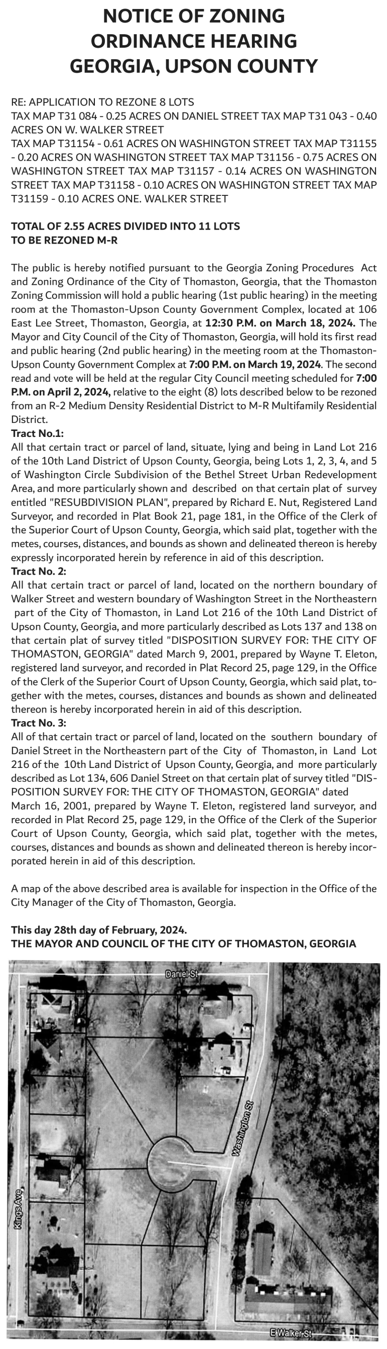 Legal Notices | upsonbeacon.com