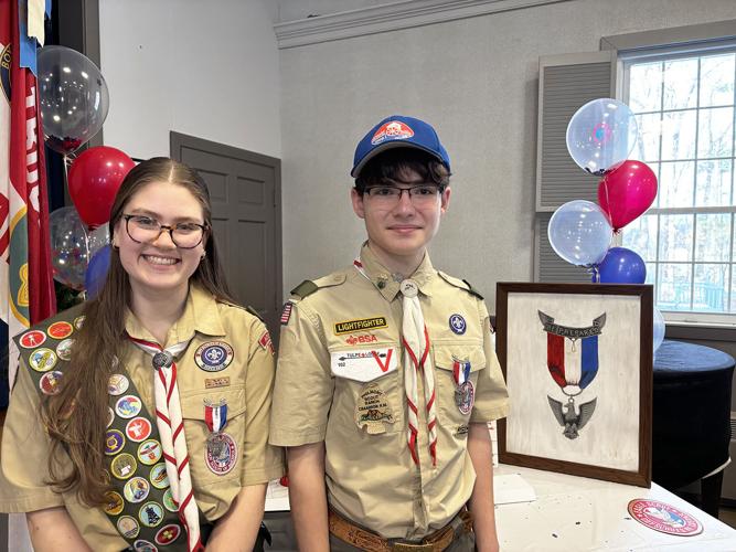 Bausman honored as first female Eagle Scout alongside DeAmaral in ...